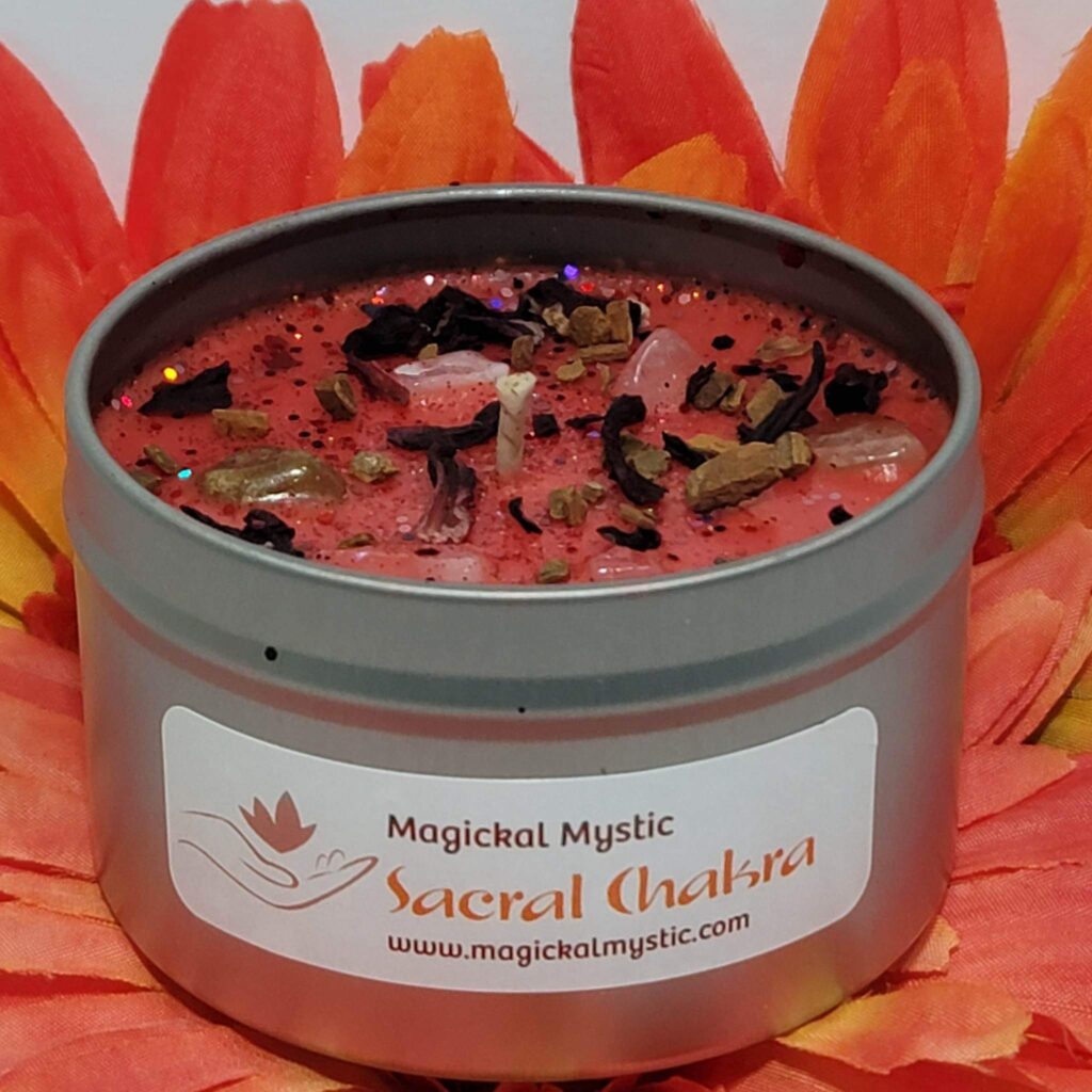 Sacral Chakra Candle - Magickal Mystic